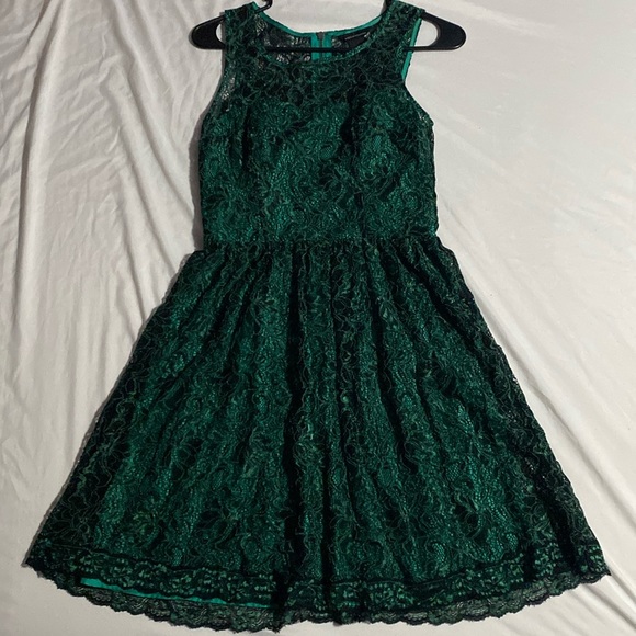 Moda International | Dresses | Moda International Emerald Green With ...